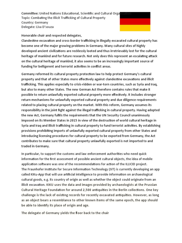 Position Paper - Germany | PDF Position Paper - Germany | PDF