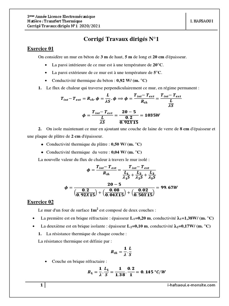 Corrige TD1 | PDF