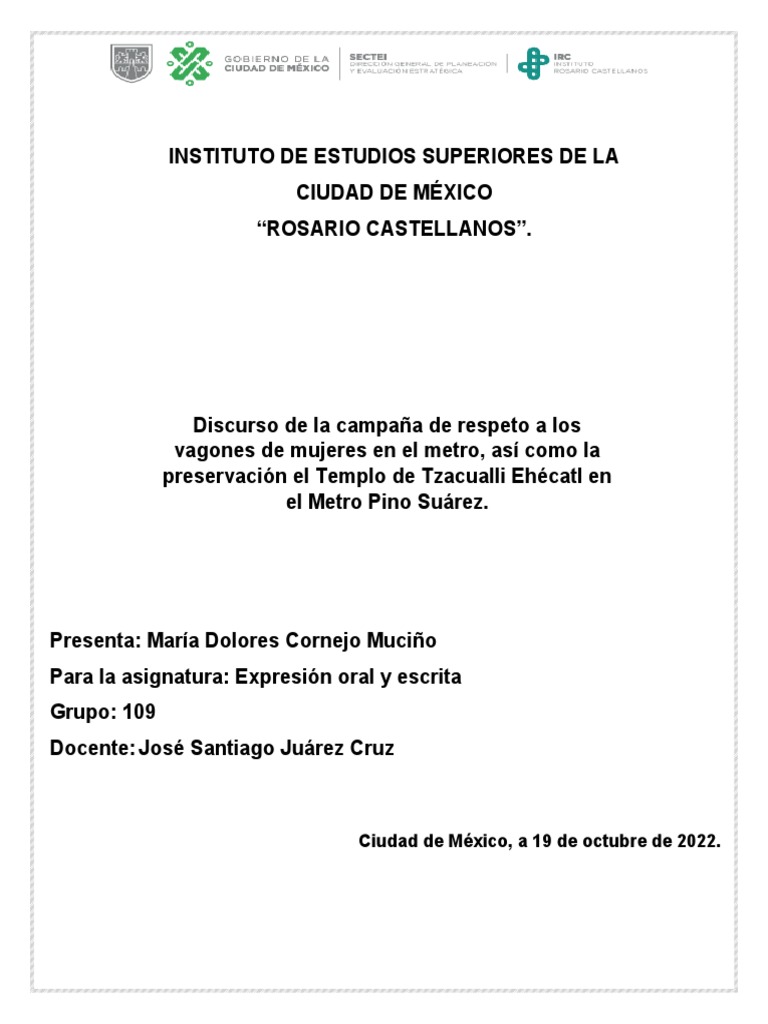 Preservación del Templo Tzacualli Ehécatl | PDF | México | Ciudad de México