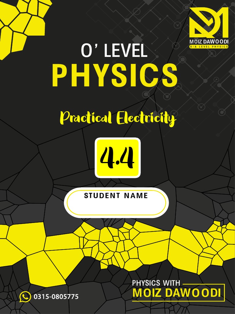 4.4 Practical Electricity | PDF | Fuse (Electrical) | Electrical ...