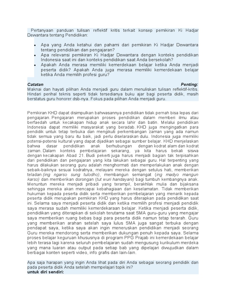 Mulai Dari Diri Topik 2 | PDF | Karier & Perkembangan | Pengembangan Diri