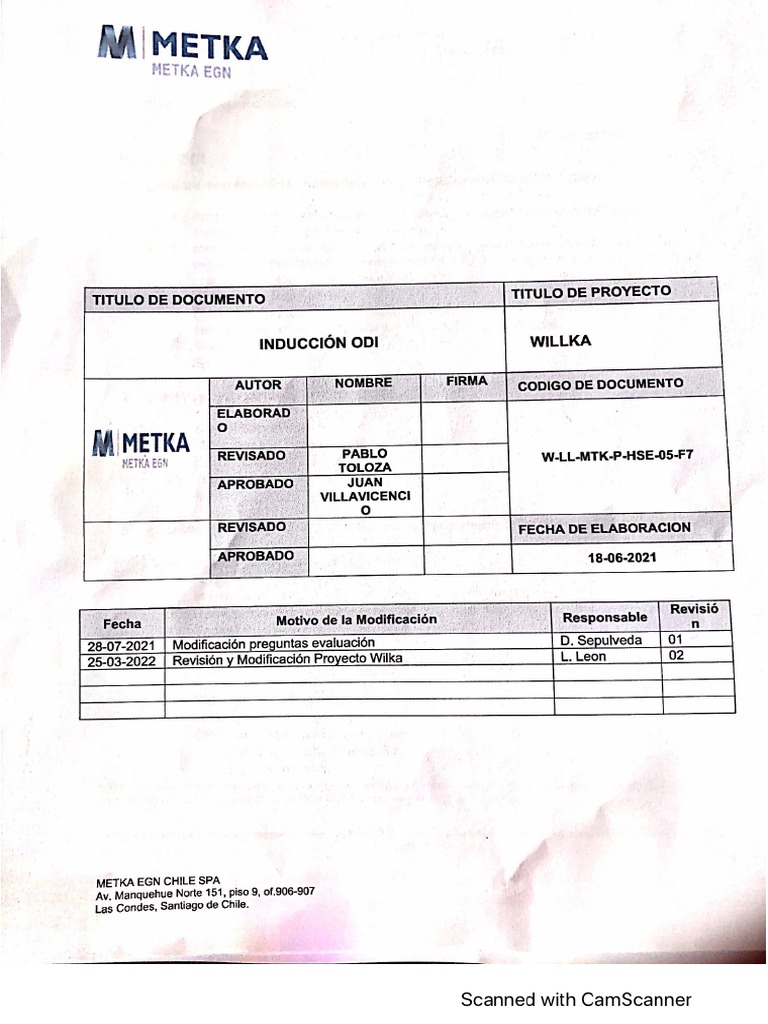 Inducción Odi | PDF