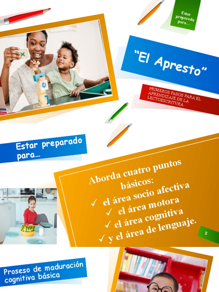 Apresto para la lectoescritura infantil | PDF | Ciencias del ...