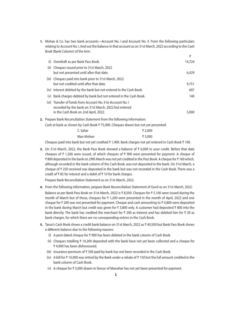 Bank Reconciliation Additional Practical Problems-14 - 220819 - 123729 ... Bank Reconciliation Additional Practical Problems-14 - 220819 - 123729 ...