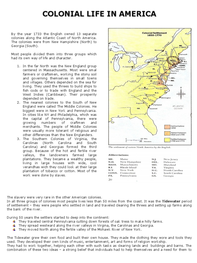 Colonial Life in America | PDF