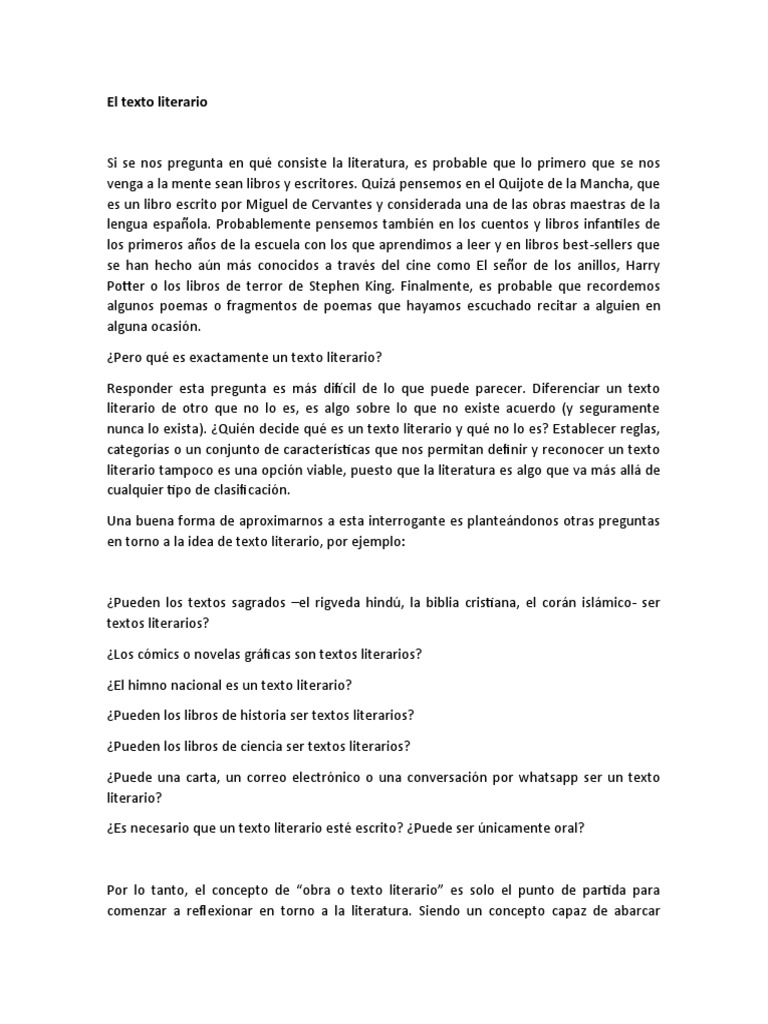 Ficha Géneros Literarios | PDF | Poesía | Prosa