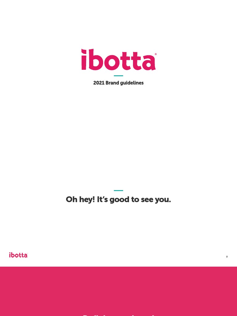 Ibotta Brand Guidelines 2021 | PDF | Logos | Retail