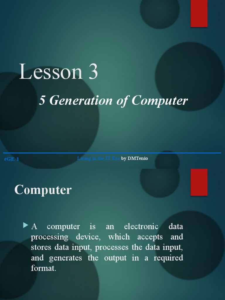 Module 3 Lesson 3 EGE 1 by LCA | PDF | Computer Data Storage | Byte