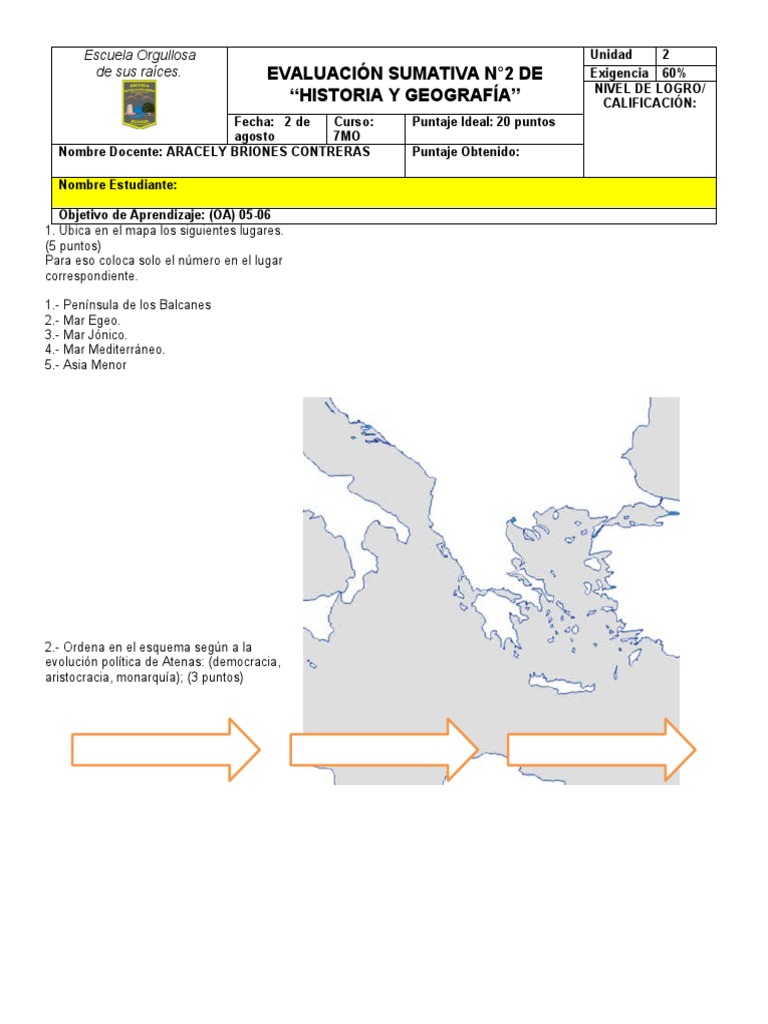 eVALUACIÓN 7MO | PDF