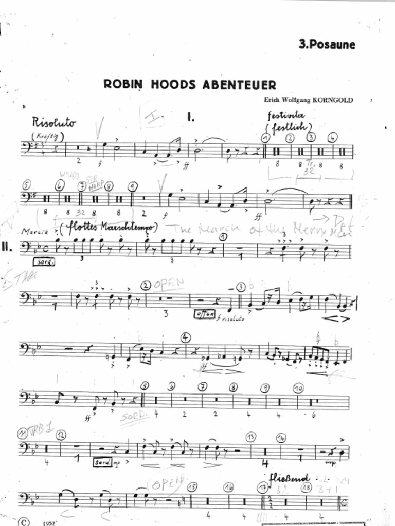 Robin Hood Adventures. - Trombone - 3 | PDF