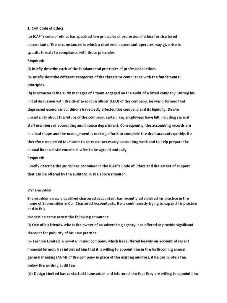 Case Studies 1 | PDF | Audit | Accounting