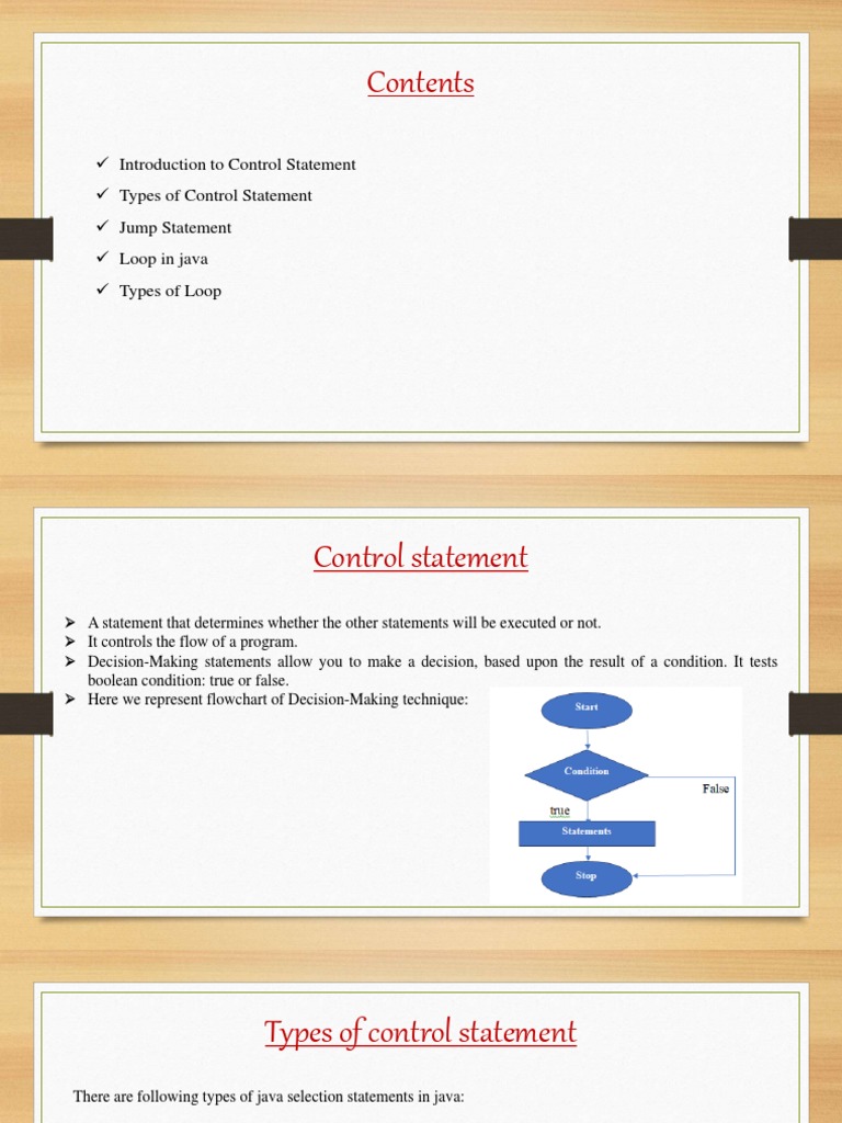 Java Chapter 4 | PDF | Control Flow | Computer Programming Java Chapter 4 | PDF | Control Flow | Computer Programming