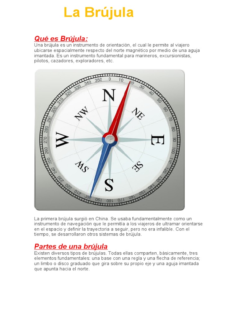 Qué Es Brújula | PDF | Brújula | Imán