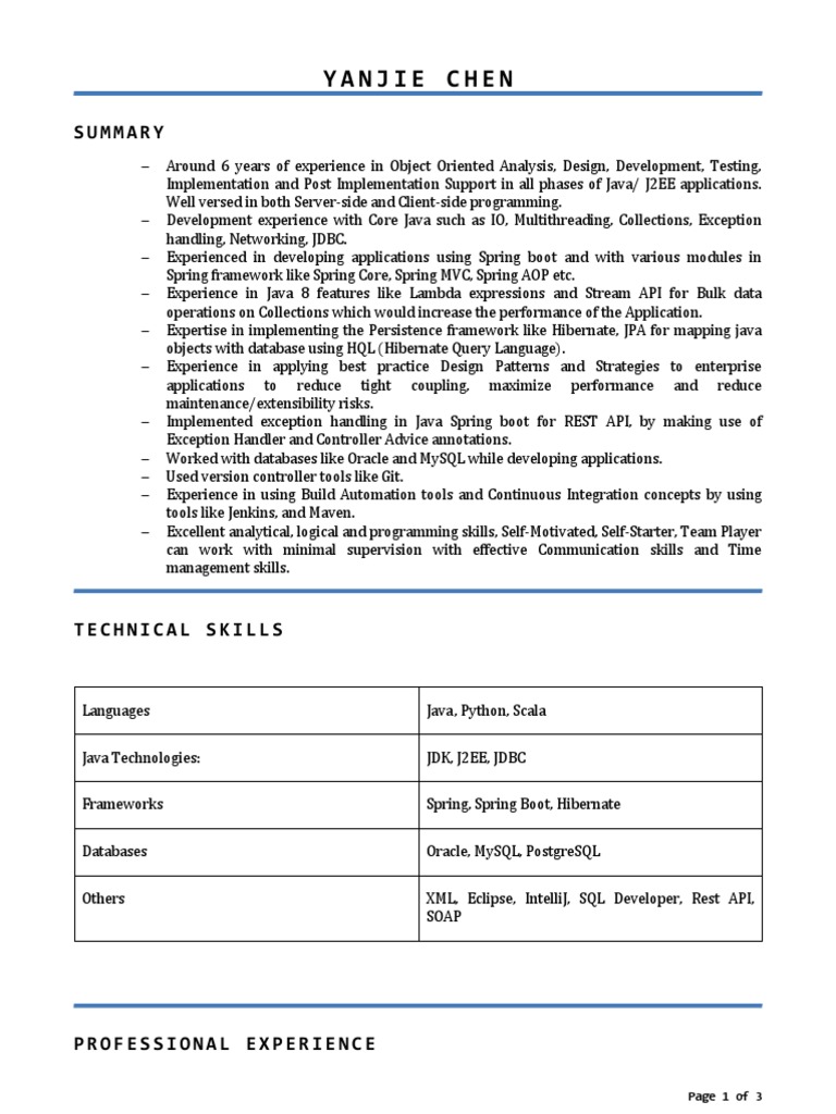 Yanjie | PDF | Spring Framework | Databases