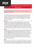 FM PYQs Compilation - Jan-Dec2023 | PDF | Net Present Value | Discounted Cash Flow