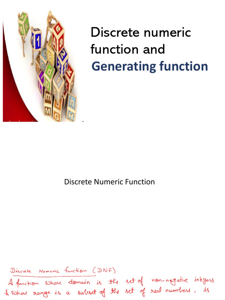 DNF - Generating Functions | PDF | Function (Mathematics) | Sequence