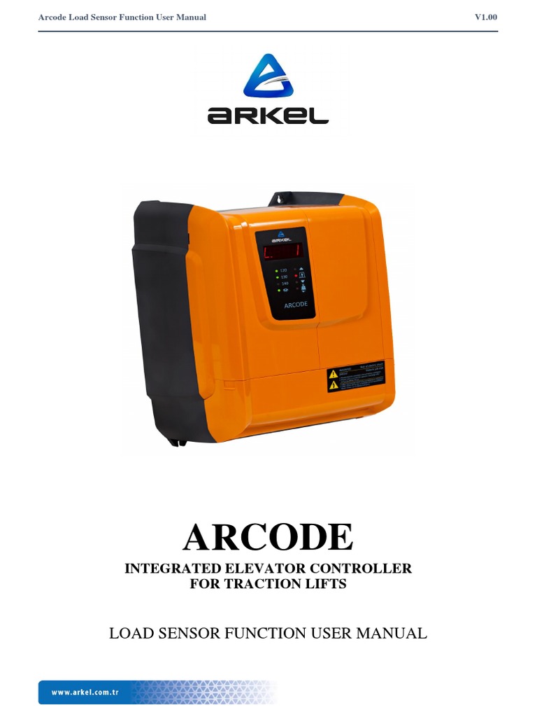 Arcode Load Sensor Function User Manual.V100.en | PDF | Sensor | License