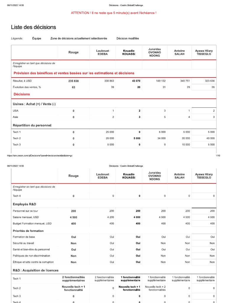 BILAN | PDF
