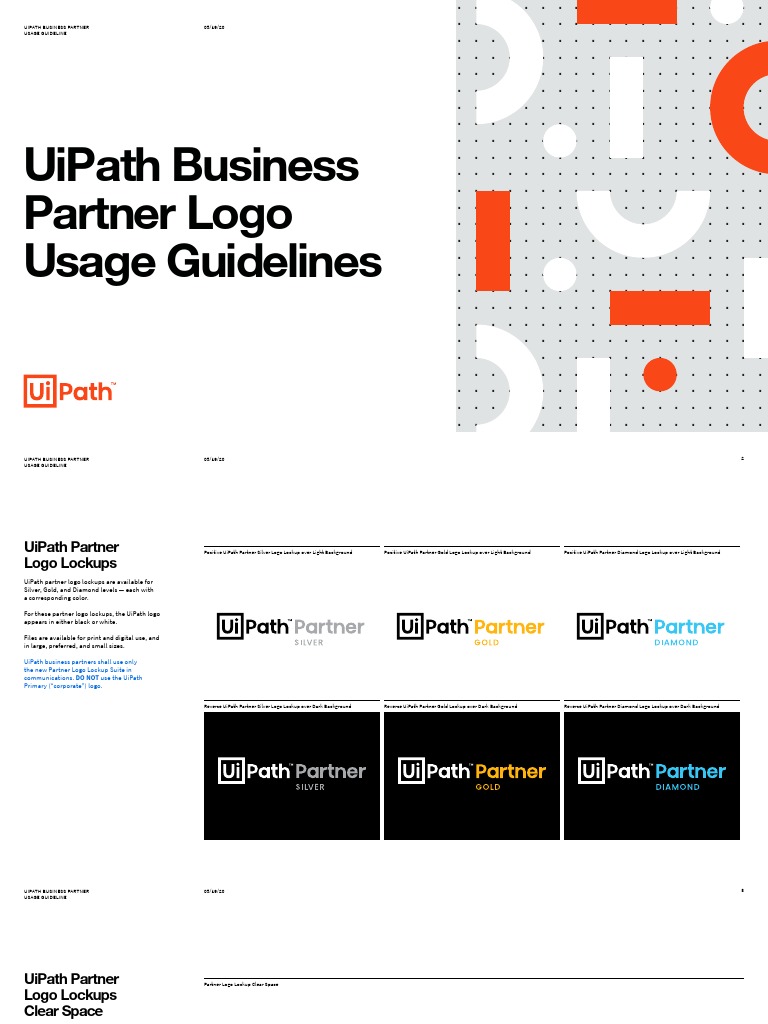 UiPath Logo Partner Guidelines | PDF | Retail | Automation