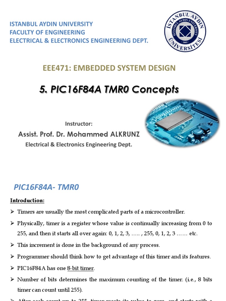 Lecture 5 | PDF | Timer | Embedded System
