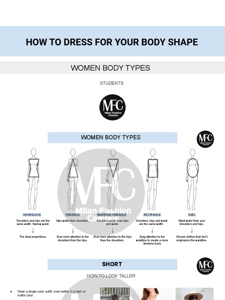 Dress body shapes | PDF | Trousers | Dress