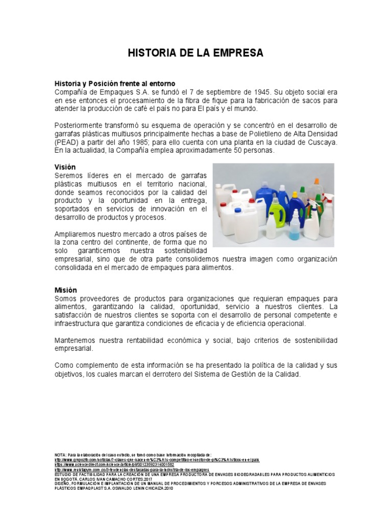 11VE03-V3 Empresa Contexto | PDF | Calidad (comercial) | Business