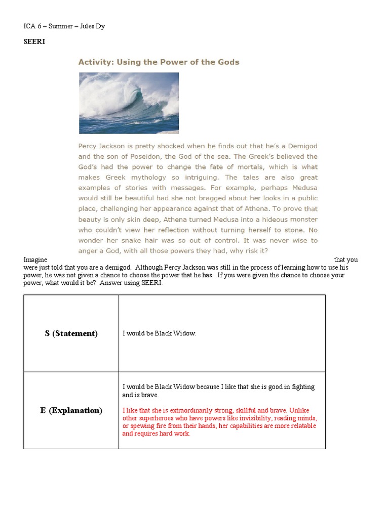 SEERI Worksheet | PDF