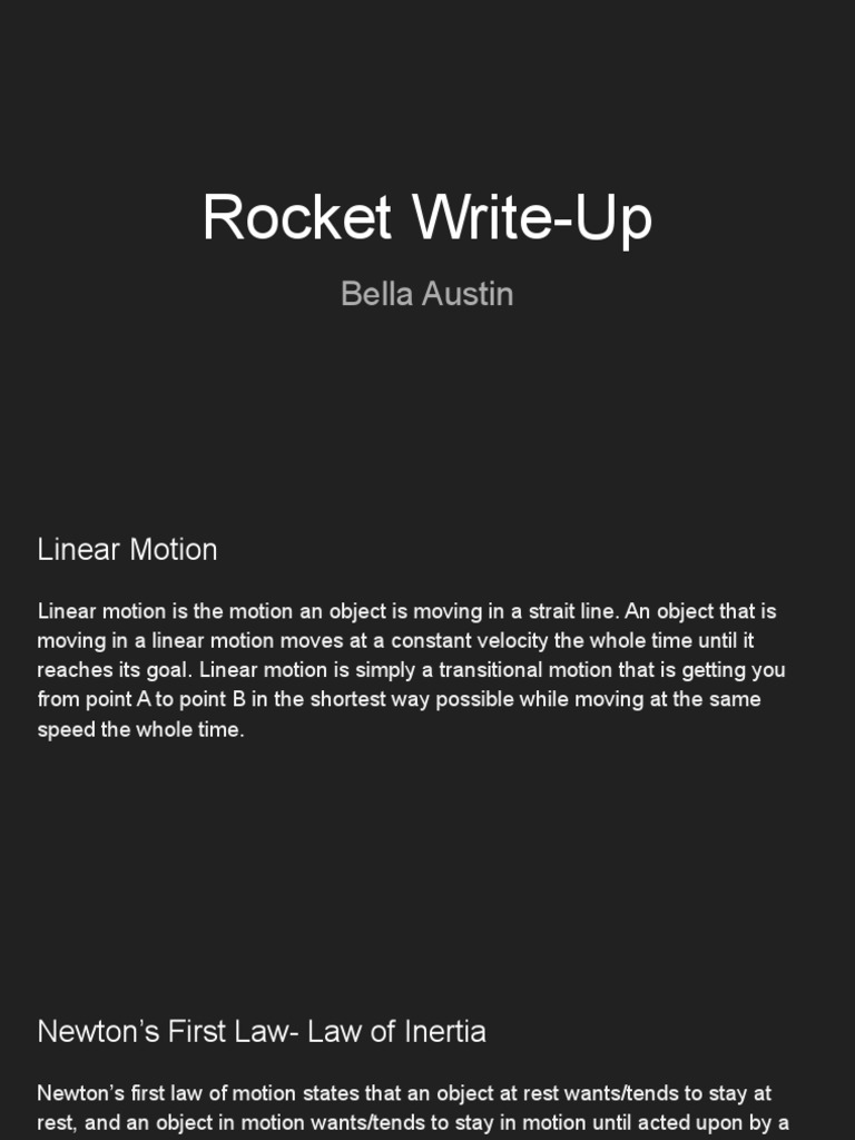 Physics Write-Up | PDF | Force | Acceleration