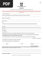 SAPS 601 Second-Hand Goods Application | PDF