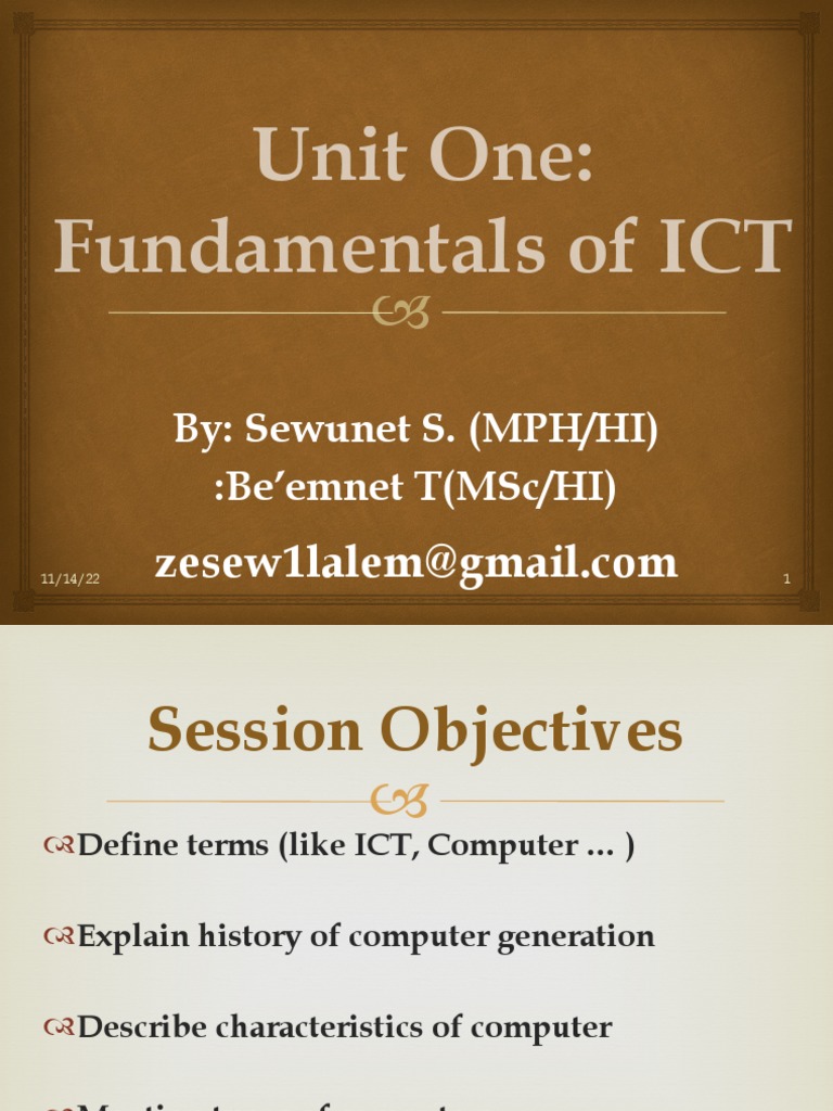 Unit 1 - Fundamentals of ICT | PDF | Input/Output | Computer Hardware Unit 1 - Fundamentals of ICT | PDF | Input/Output | Computer Hardware