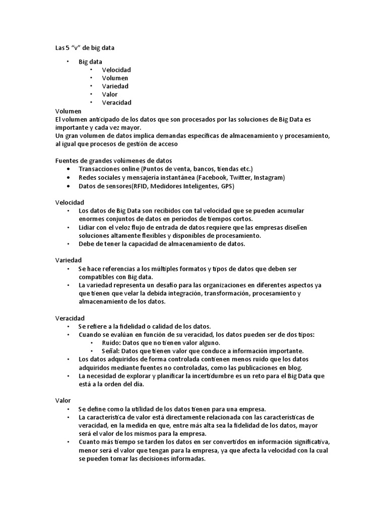 Repaso Examen | PDF | Aprendizaje automático | Big Data