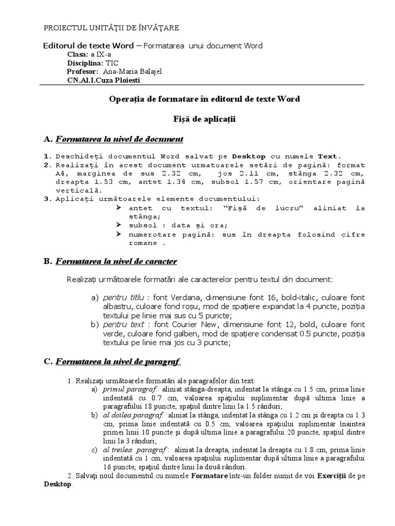 Downloads Word Fisa2 | PDF