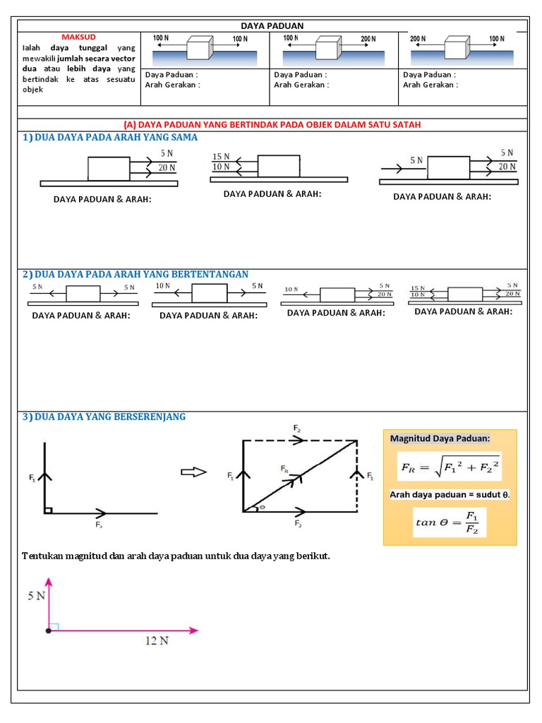 1 Daya Dan Gerakan | PDF