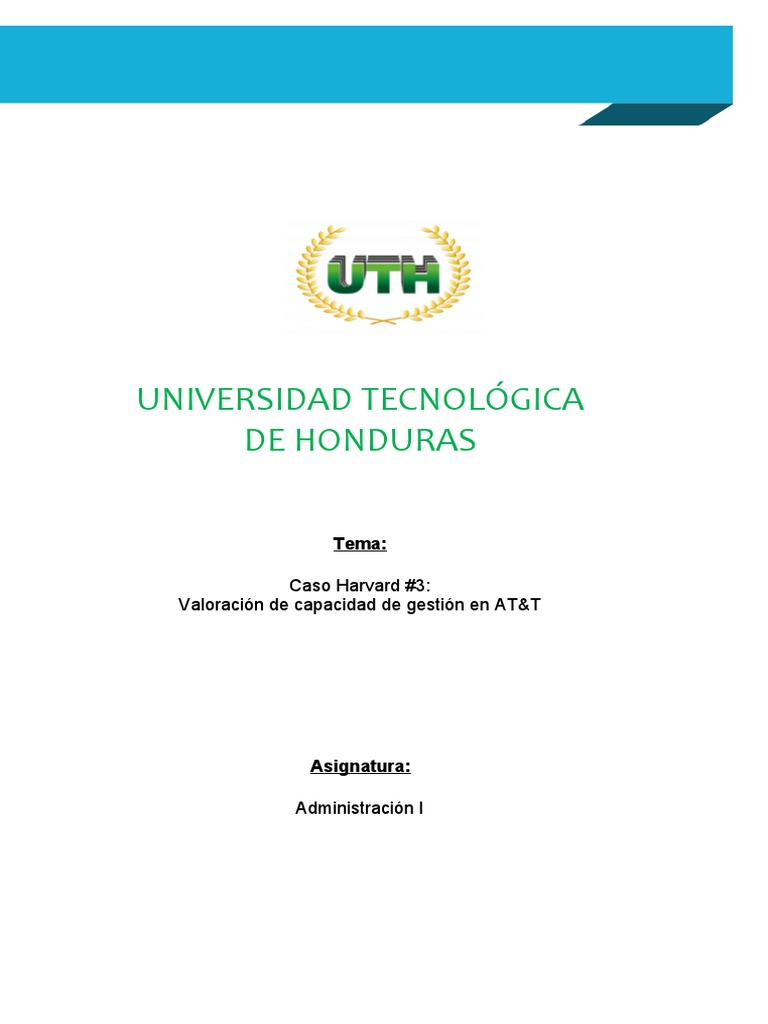 Caso Harvard 3 Valoración de Capacidad de Gestión | PDF | Business