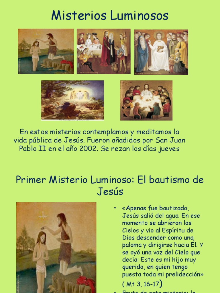 Misterios Luminosos | PDF