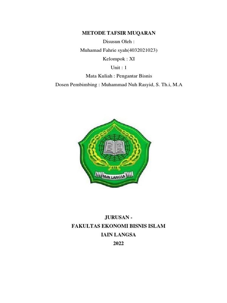 Tafsir Fahri | PDF