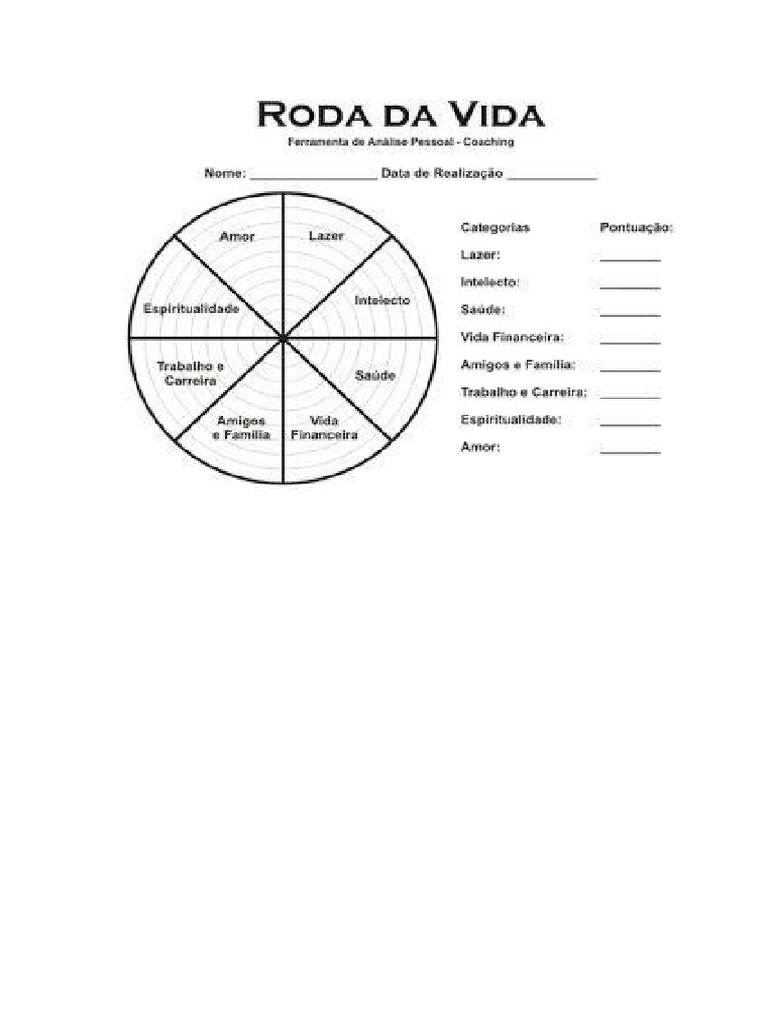Roda Da Vida Simples | PDF
