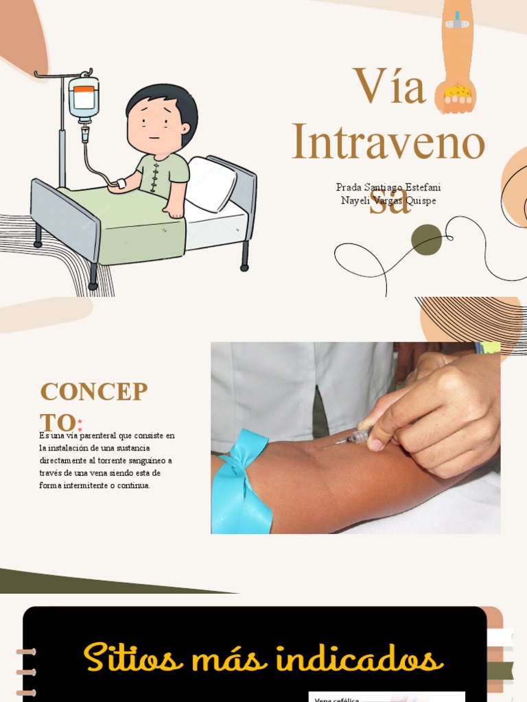Vía Intravenosa: Procedimientos y Consideraciones | PDF | Terapia ...