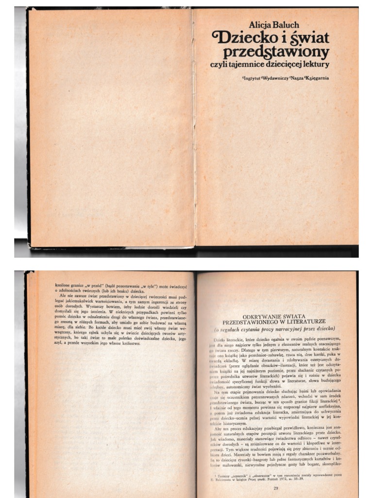 Baluch - Dziecko I Świat Przedstawiony | PDF