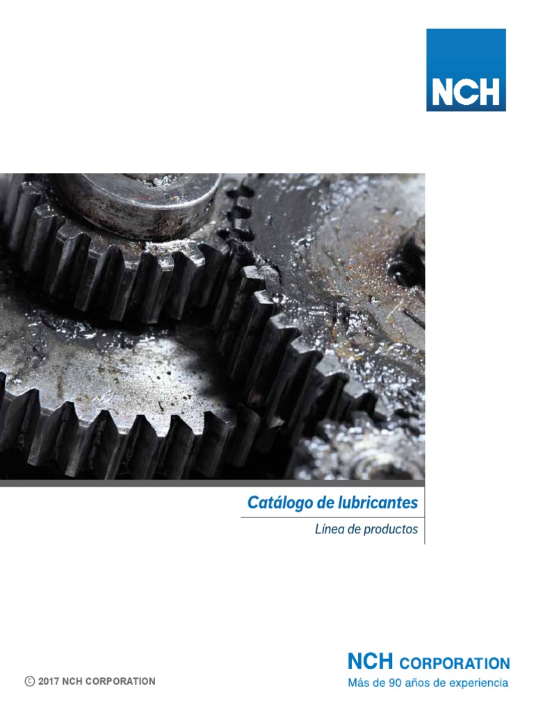 Catálogo Lubricantes NCH | PDF | Lubricante | Engranaje