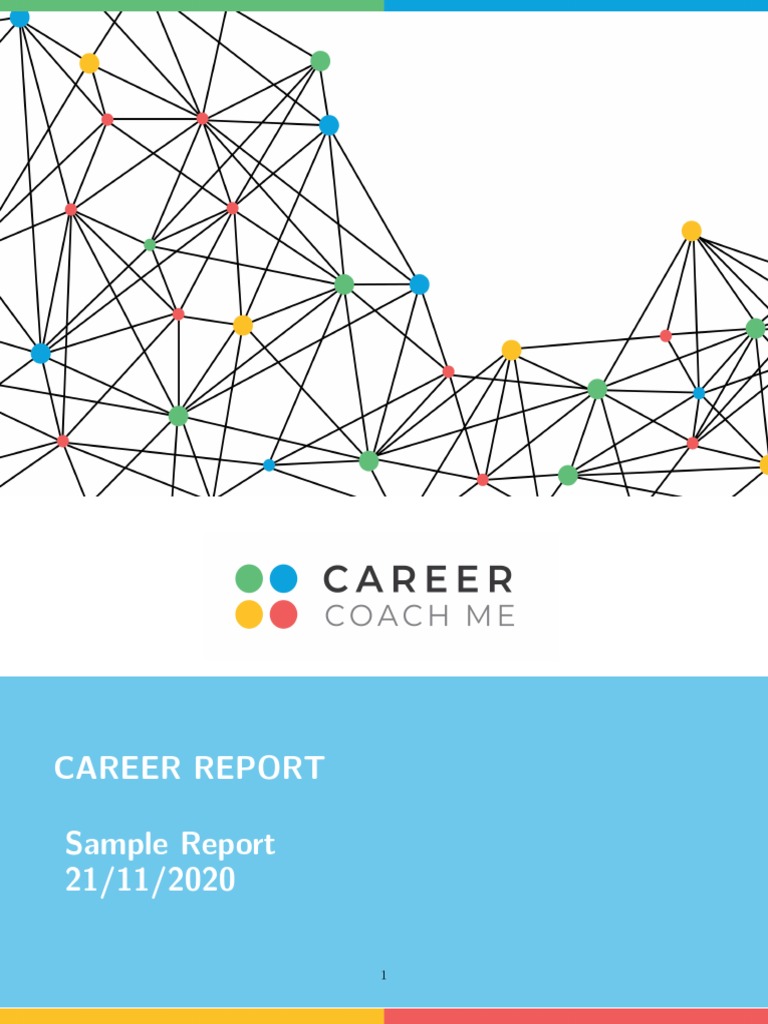 Career Report Sample Report | PDF | Teachers | Teaching Method