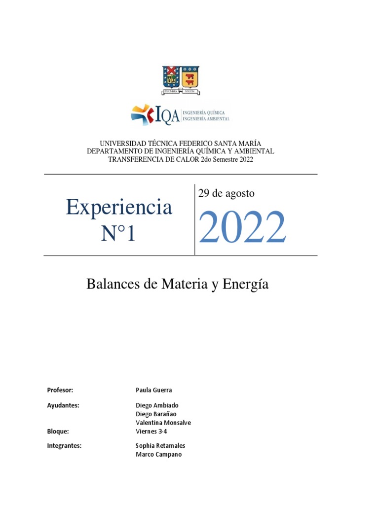 Iqa222 2022 S2 Ap1 Inf Gi | PDF | Calor | Temperatura