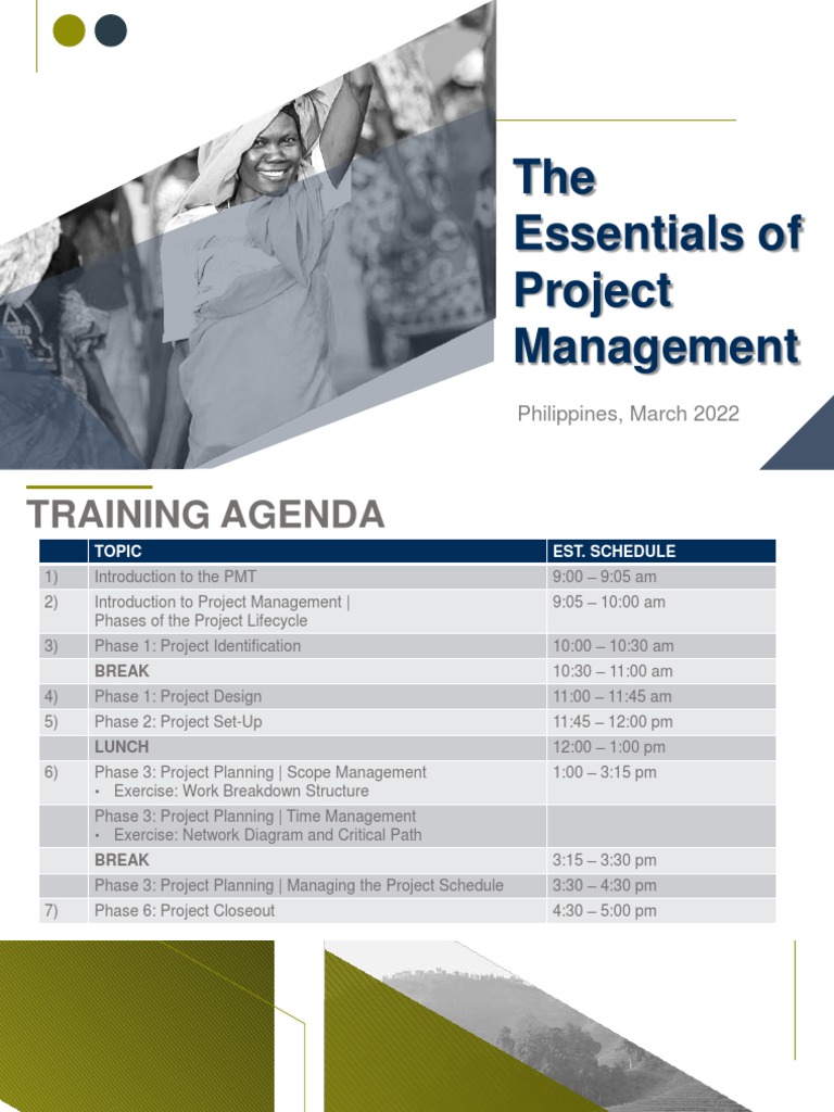 Philippines Program Management Training Presentation | PDF | Needs ...