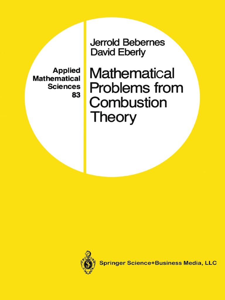 (Applied Mathematical Sciences 83) Jerrold Bebernes, David Eberly (Auth.) - Mathematical ...