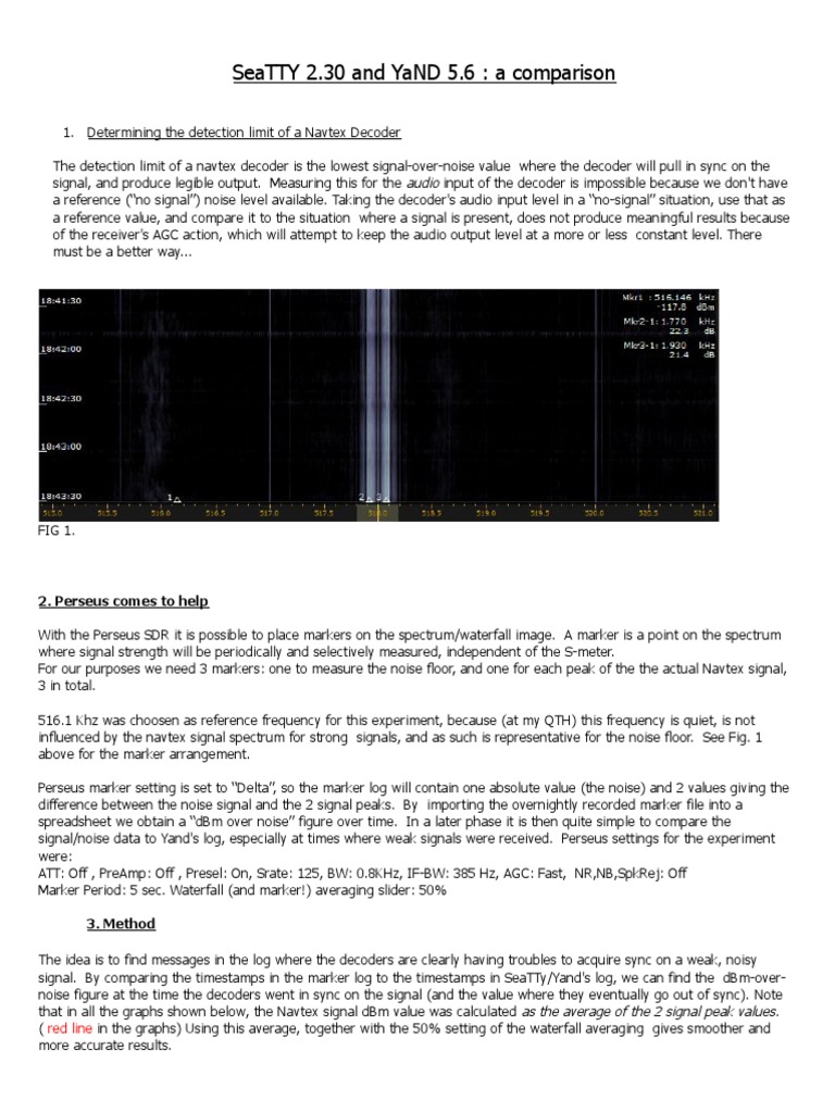 SeaTTY YaND A Comparison | PDF
