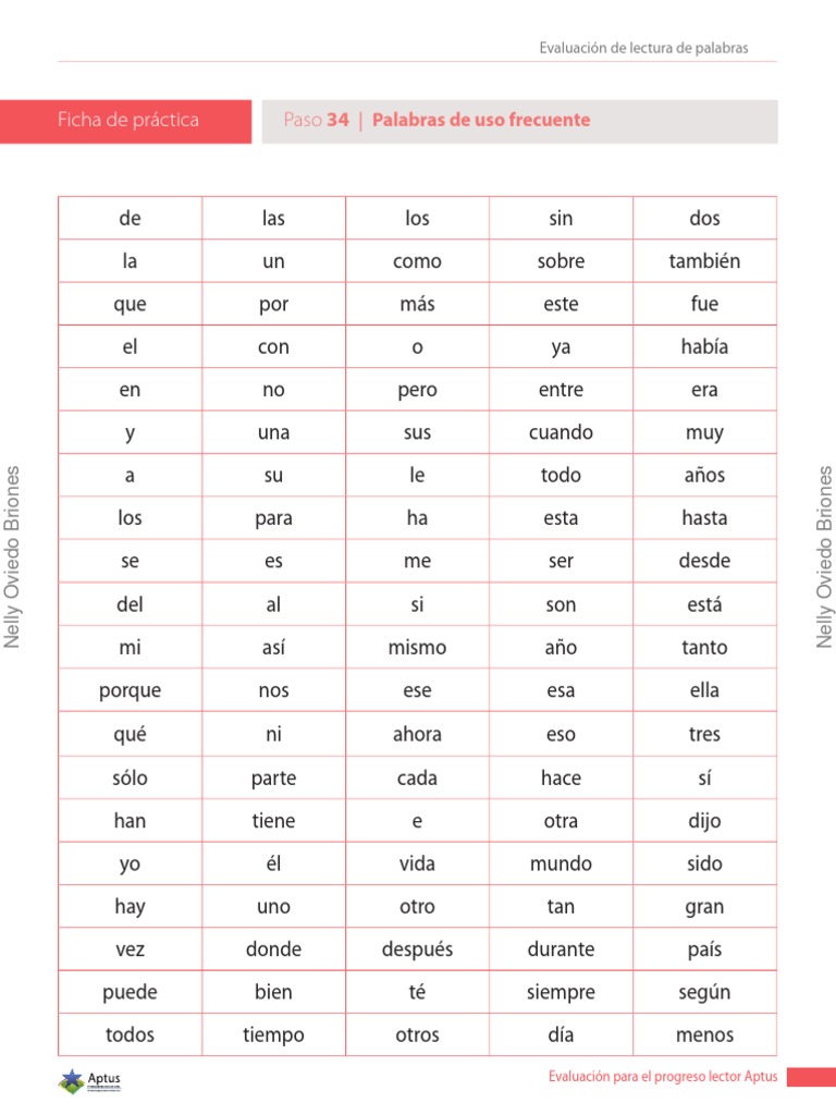 EPL - 3 Lectura de Palabras - Fichas de Practica | PDF
