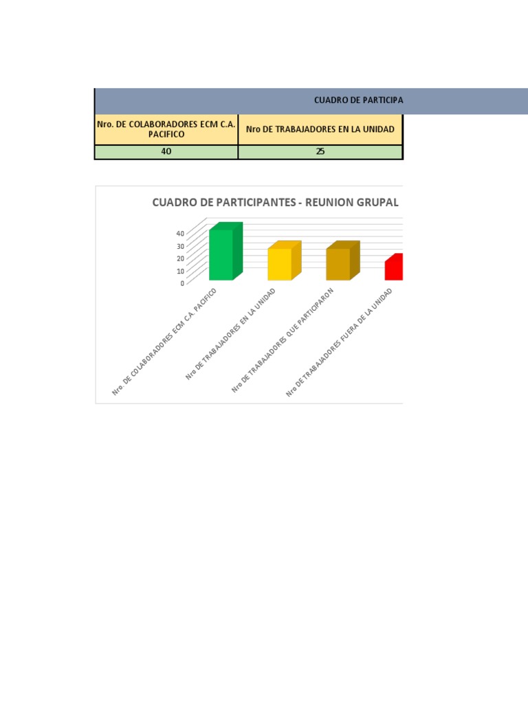 Cuadro Participacion Reunion Grupal Noviembre | PDF