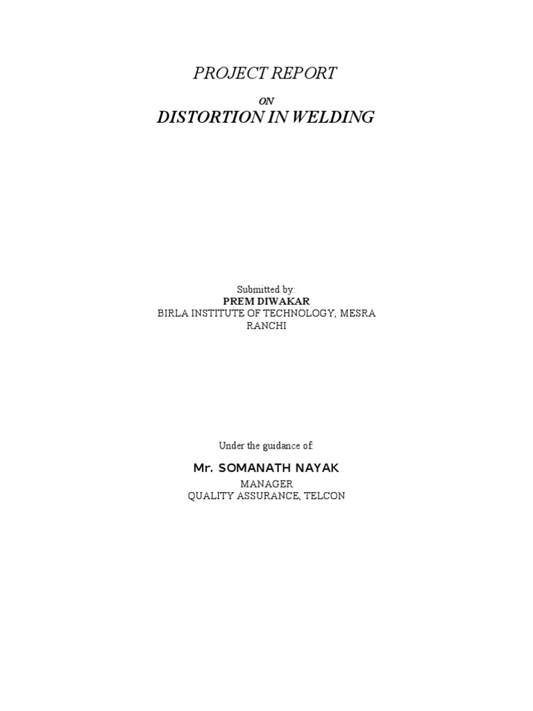 Understanding Welding Distortion | PDF | Welding | Construction