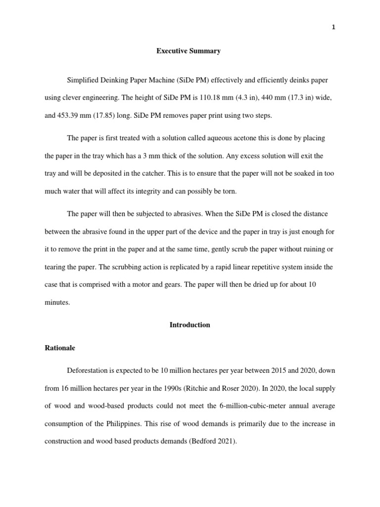 Efficient Paper Deinking Machine Design | PDF | Printer (Computing ...