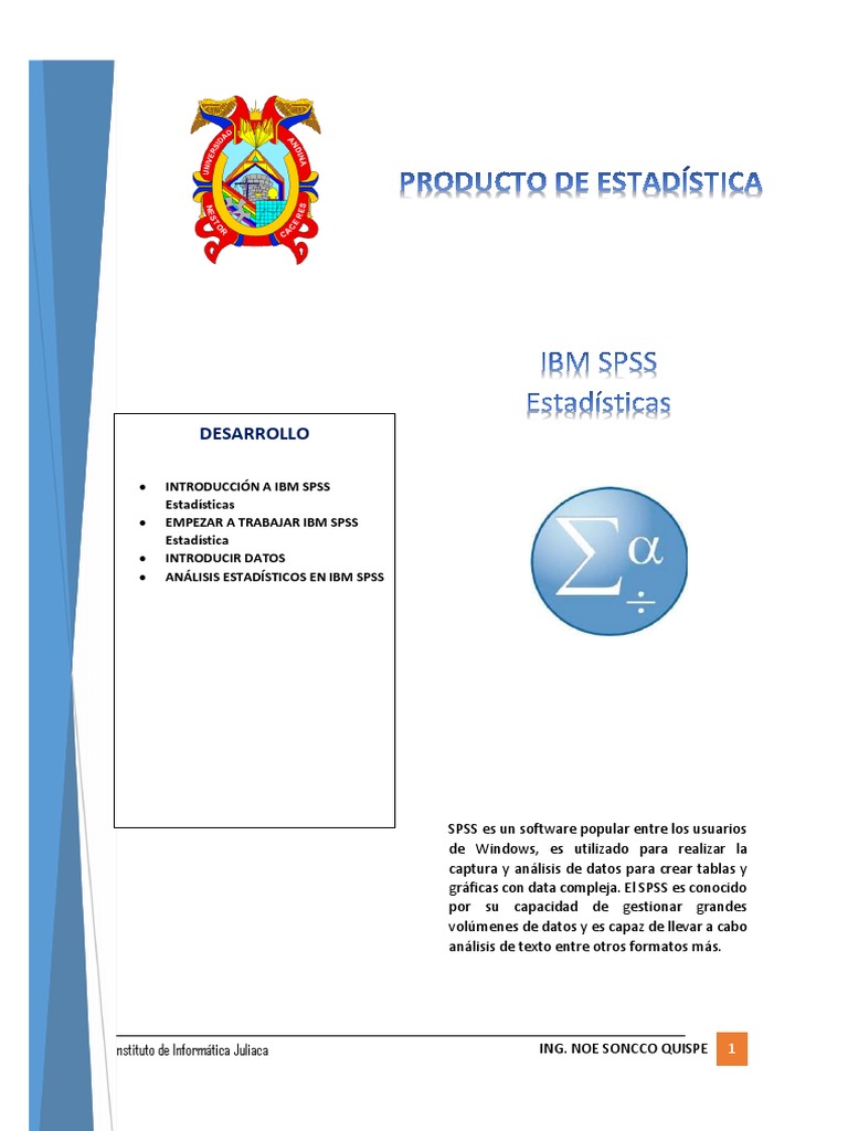 Manual SPSS | PDF | Spss | Estadísticas Manual SPSS | PDF | Spss | Estadísticas